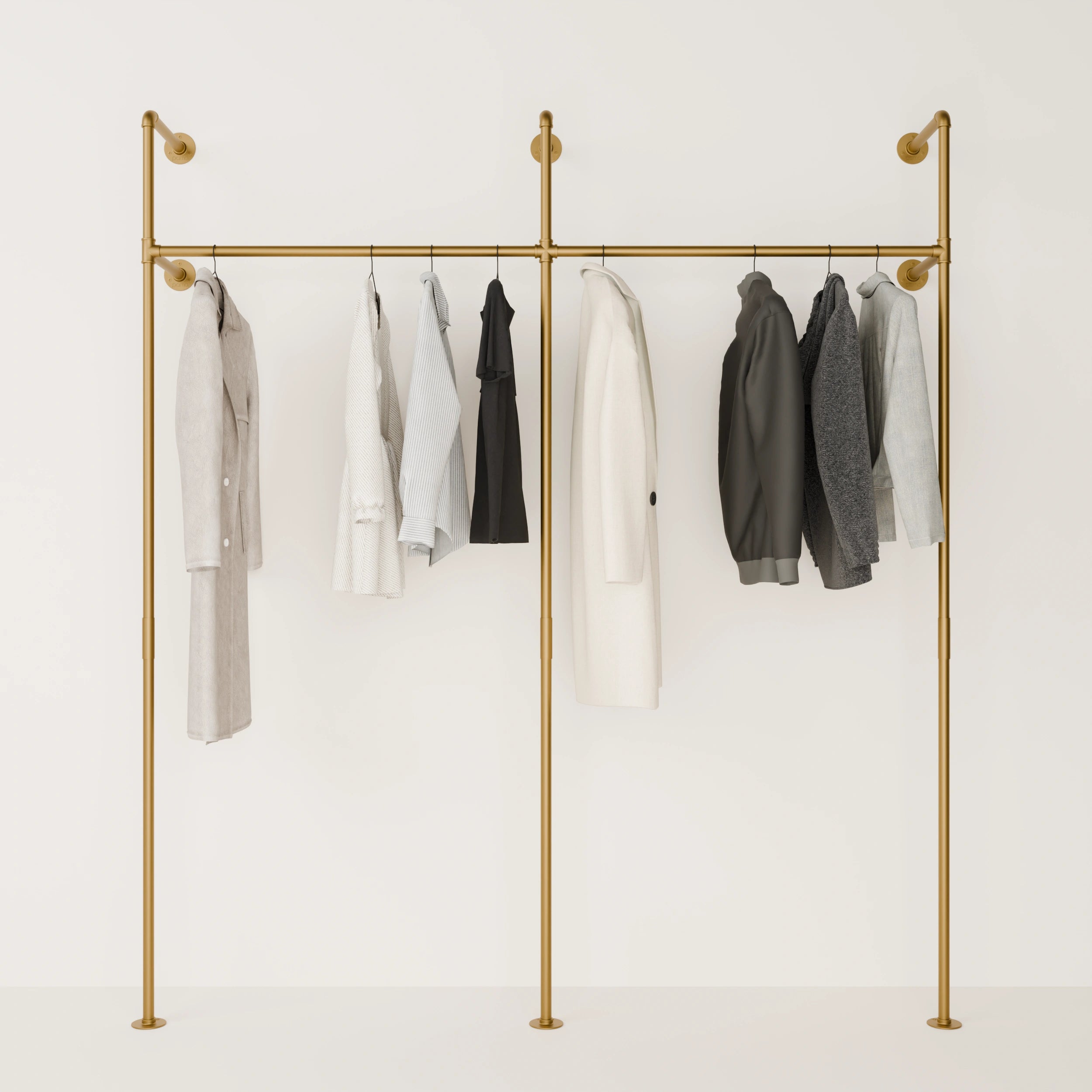 Pamo Design KIM 2 Kleiderstangensystem Gold | 1341000901