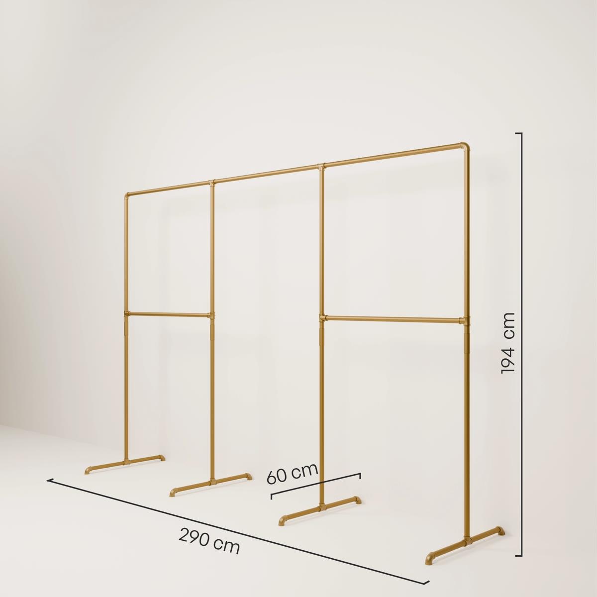 Pamo Design LAS 3 Kleiderständer Gold | 1341003501